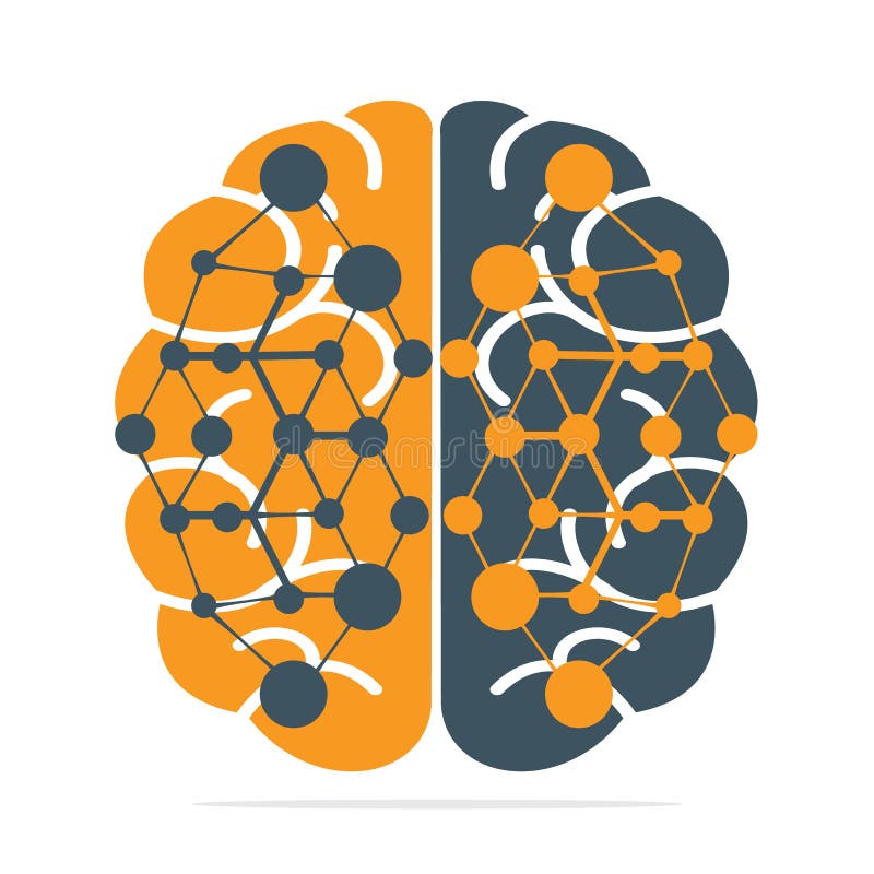 Brain Connection Logo Design. Stock Vector - Illustration of ...