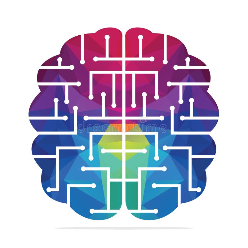 Brain Connection Logo Design. Stock Vector - Illustration of logo ...