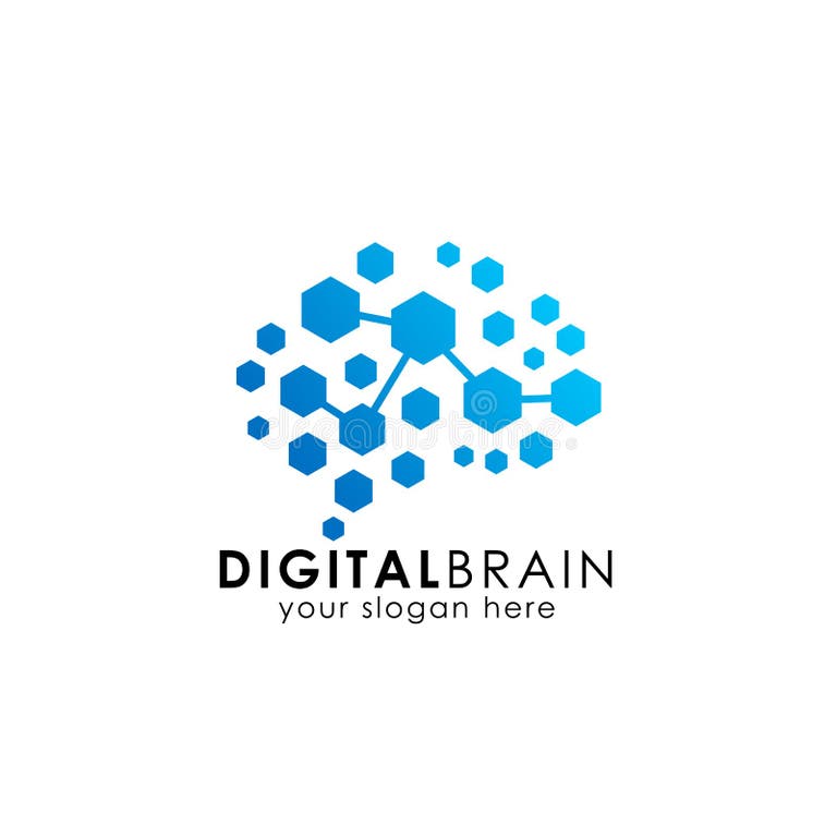 Hexagon Brain Logo Stock Illustrations – 199 Hexagon Brain Logo Stock ...