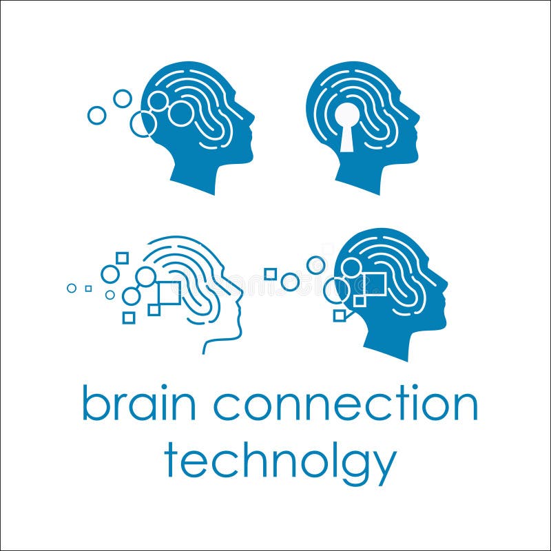 Mind technology / logo stock vector. Illustration of intelligence ...