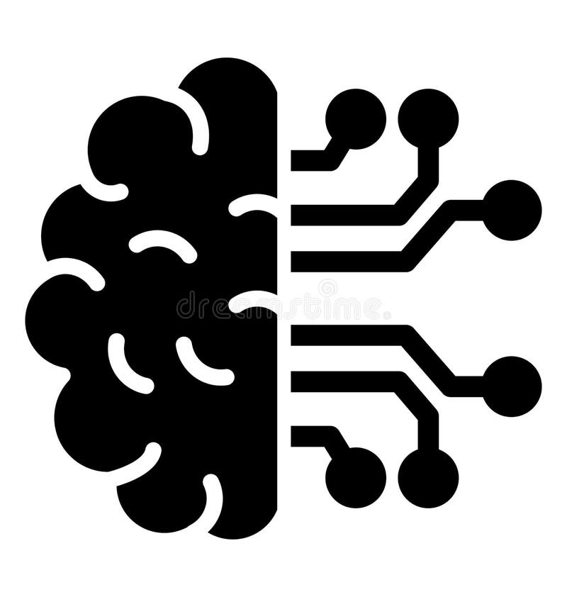 Brain Connections Intelligence Lobe Sections Divis Stock Illustration ...