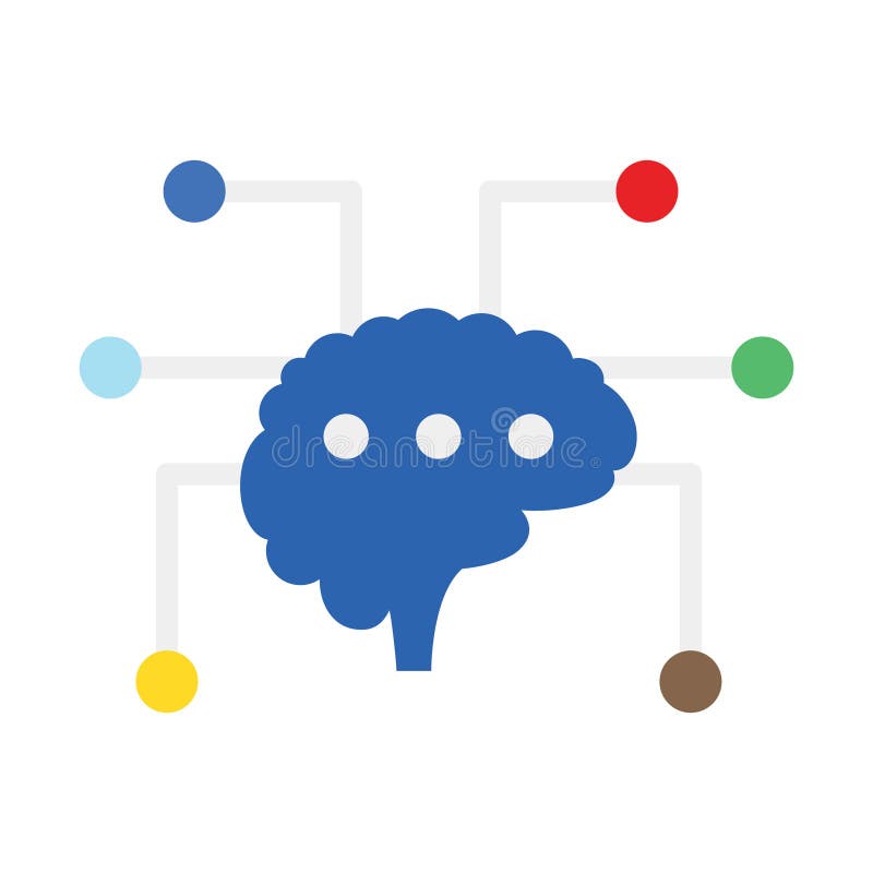 Brain, Memory Vector Icon Which Can Easily Modify or Edit Stock Vector ...