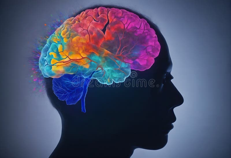 Brain Creativity Psychology Mind Stock Illustration - Illustration of ...