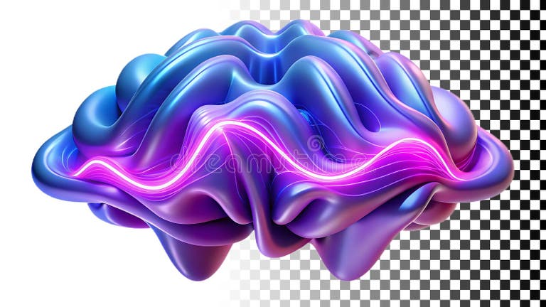 Brain 3D Blue, Neural Network, Cognitive Function, and Mind Map ...