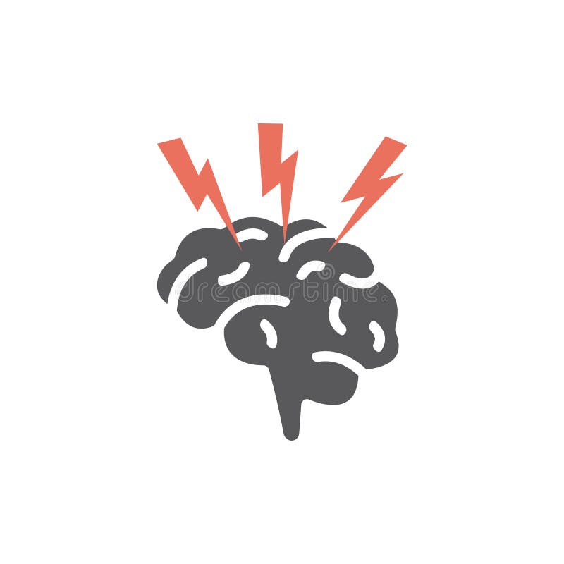 Brain Damage in Alzheimer S Stock Illustration - Illustration of cortex ...