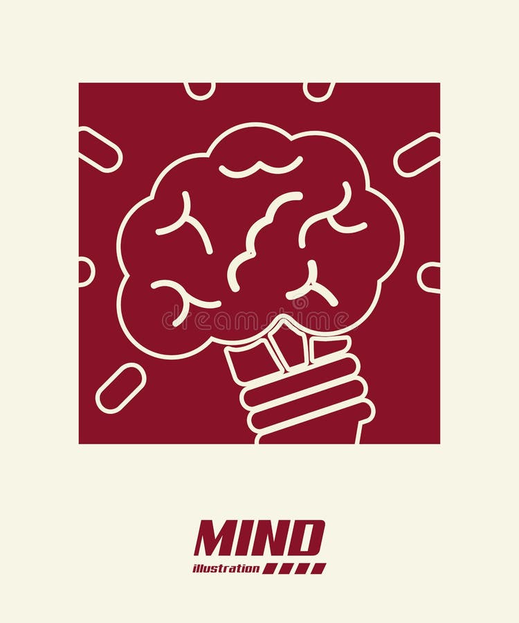 Brain design stock vector. Illustration of mind, concept - 45432458