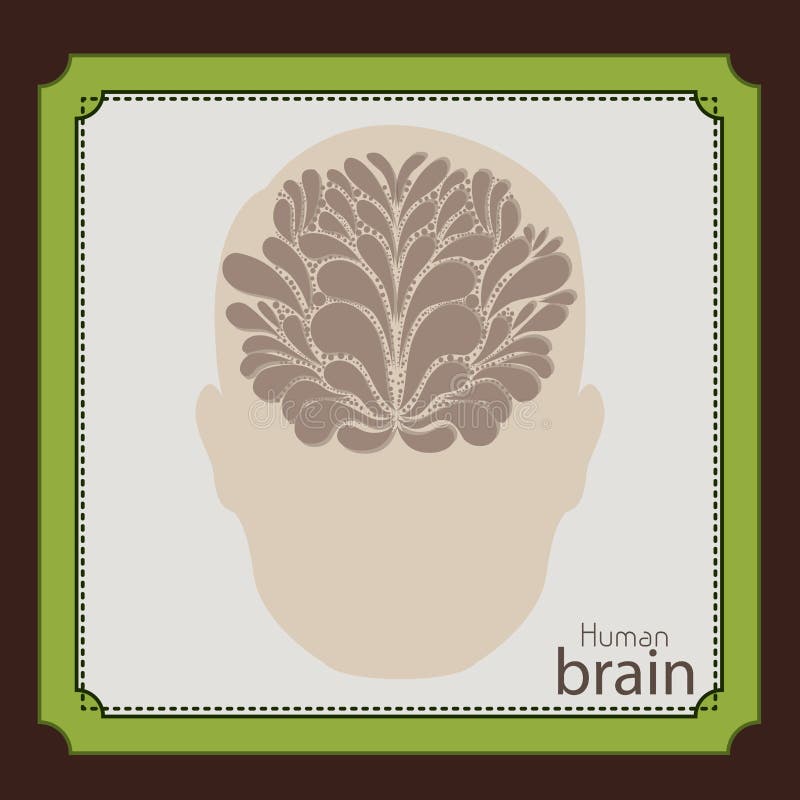 Brain design stock vector. Illustration of abstract, mental - 45402132