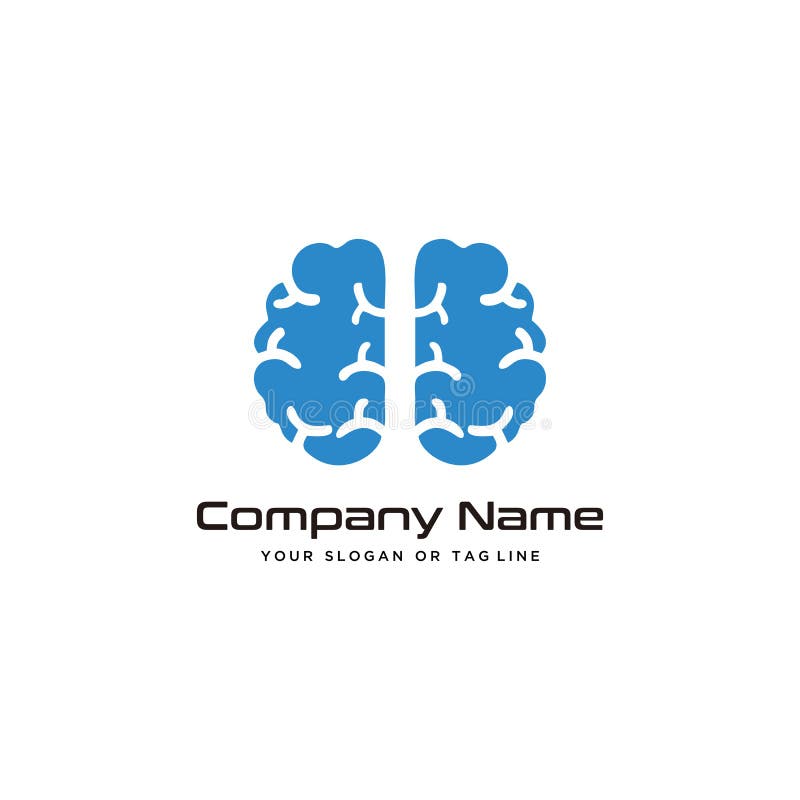Brain Design Technology Logo Modern Vector Template Stock Vector ...