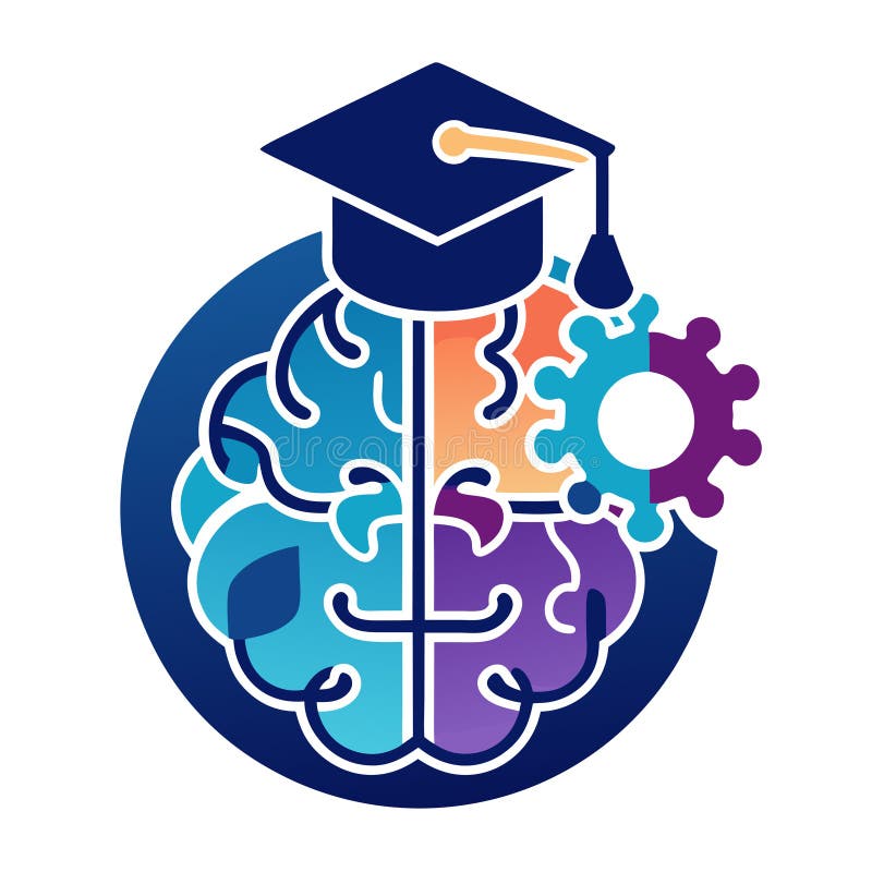 Brain Development and Learning: Graduation Cap with Gear Integration ...