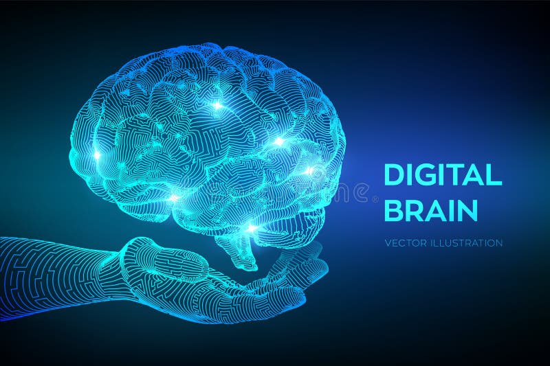 Brain. Digital Brain in Hand. 3D Science and Technology Concept. Neural ... Brain. Digital Brain in Hand. 3D Science and Technology Concept. Neural ...
