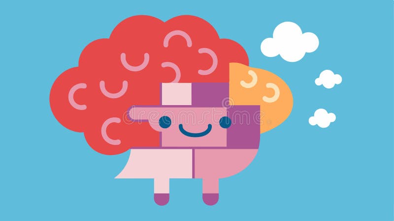 A Brain Doing a Puzzle with Positive Affirmation Pieces Representing ...