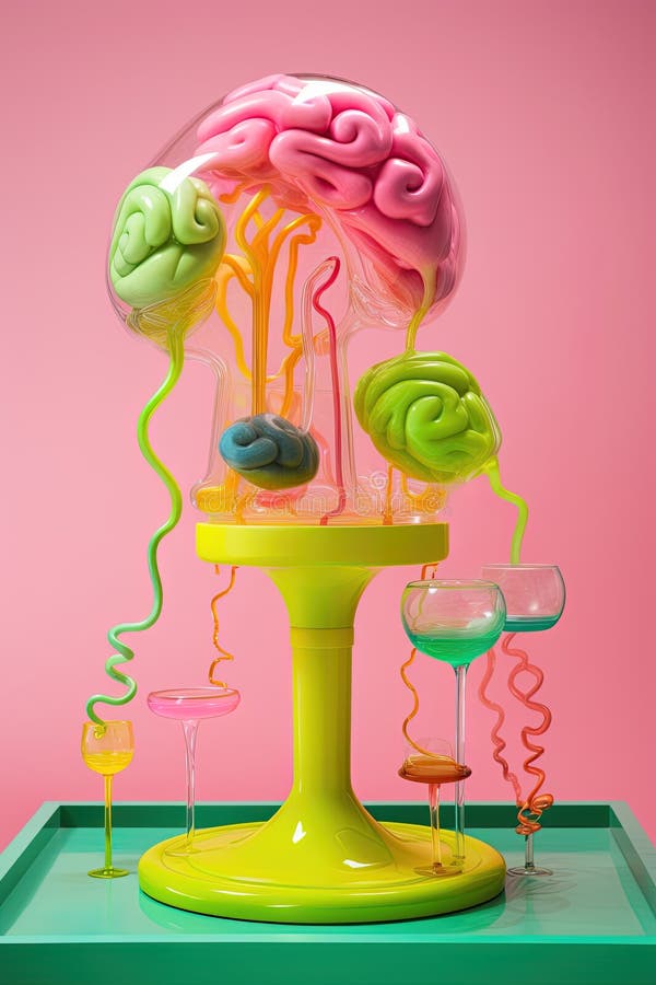 Brain Draining. Squeezing Brain Liquid. Stealing Information and Ideas ...