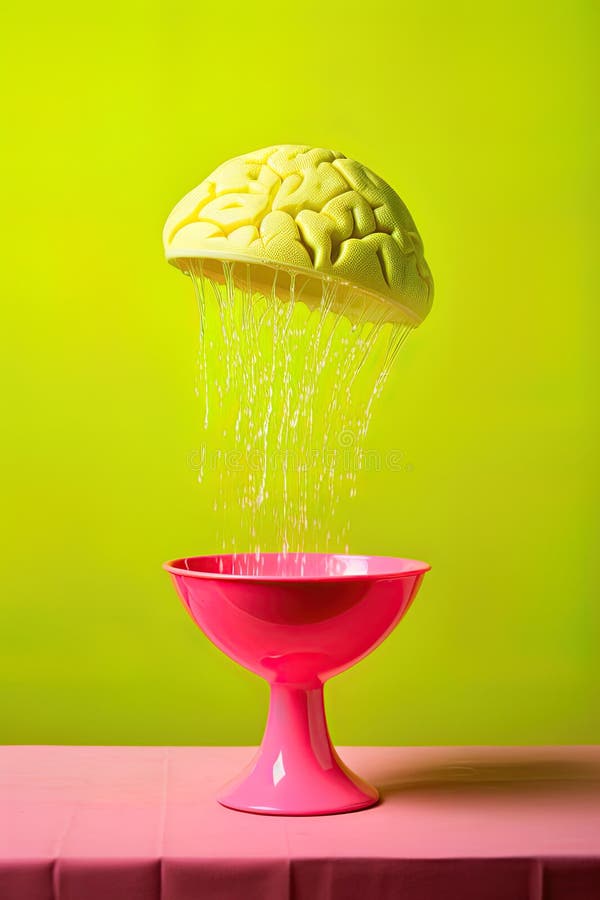 Brain Draining. Squeezing Brain Liquid. Stealing Information and Ideas ...