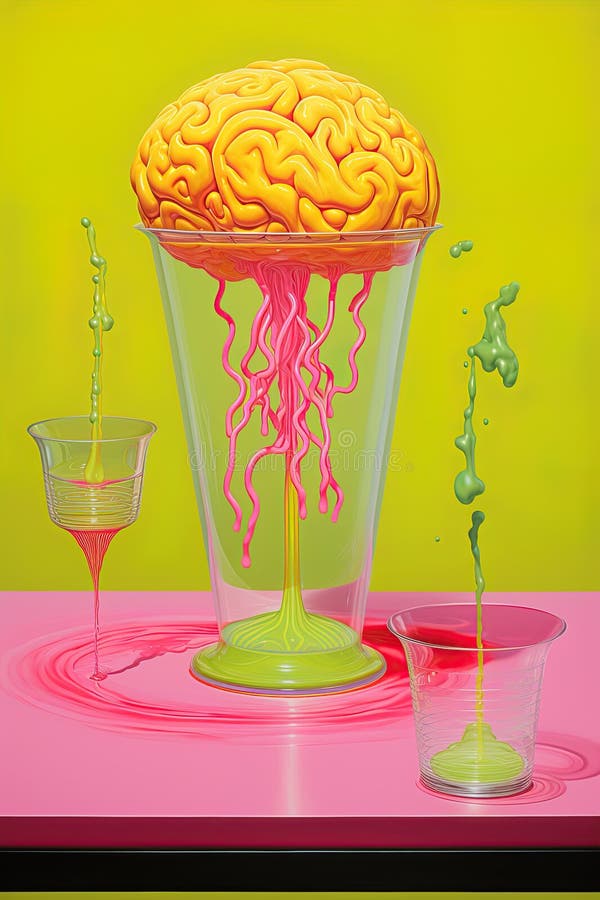 Brain Draining. Squeezing Brain Liquid. Stealing Information and Ideas ...