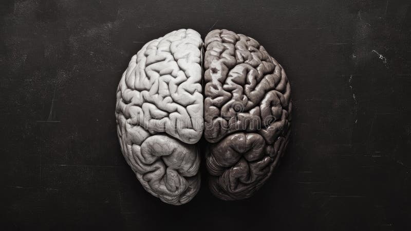 Brain Duality stock photo. Image of hemispheres, right - 358573098