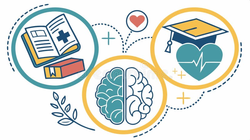 Brain with Education Icons: Learning, Knowledge, Study, Mind Vector ...