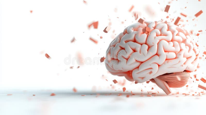 Brain Eruption, Surreal Image of Exploding from the Earth Visual ...