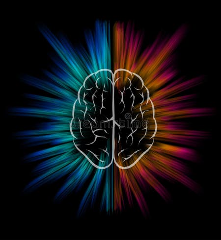 Brain explosion. stock vector. Illustration of design - 33769454