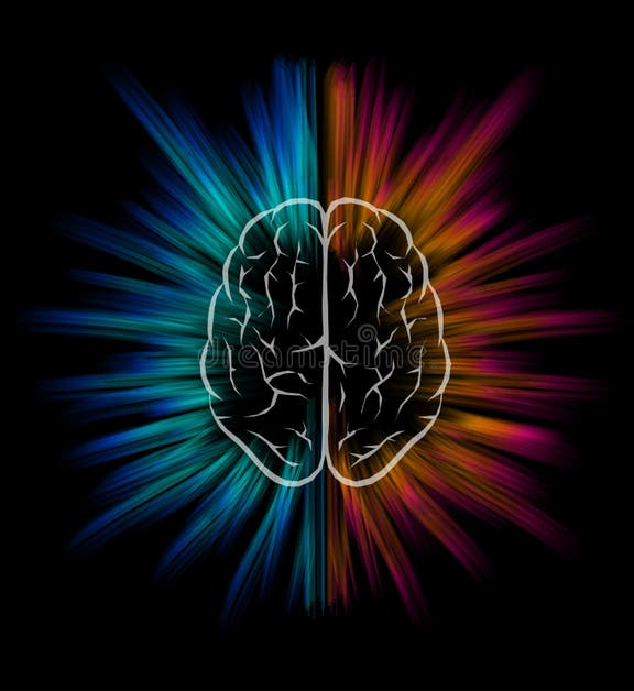 Brain explosion. stock vector. Illustration of design - 33769454