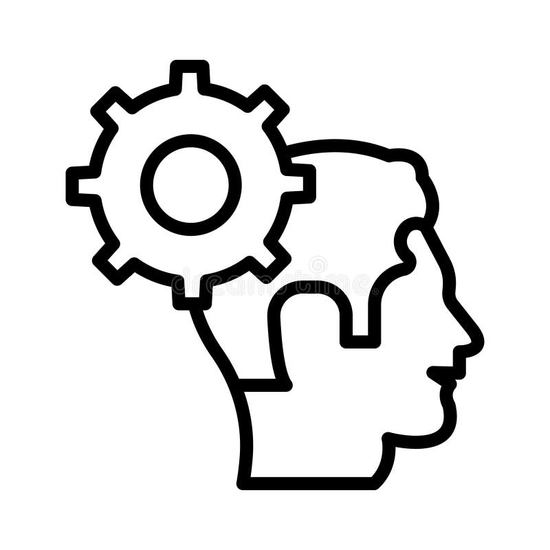 Brain Fitness Logo. Vector Hand Lettering. Stock Vector - Illustration ...