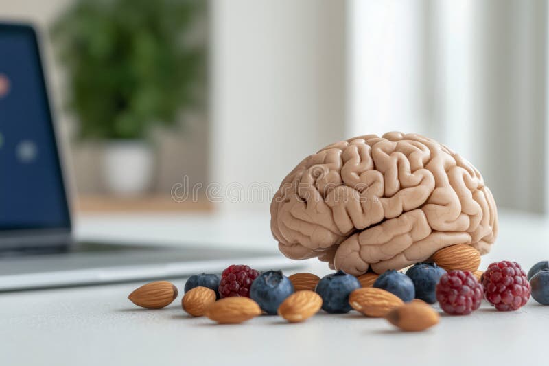 Brain Food for Better Focus Stock Image - Image of snack, study: 372245461
