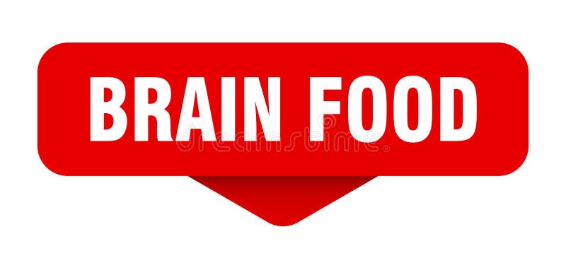 Brain Food Bookcase stock vector. Illustration of brain - 56701354