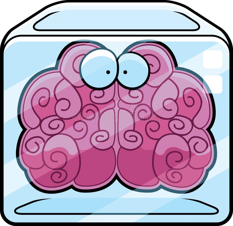 Brain Freeze stock vector. Illustration of cube, brain - 13348491