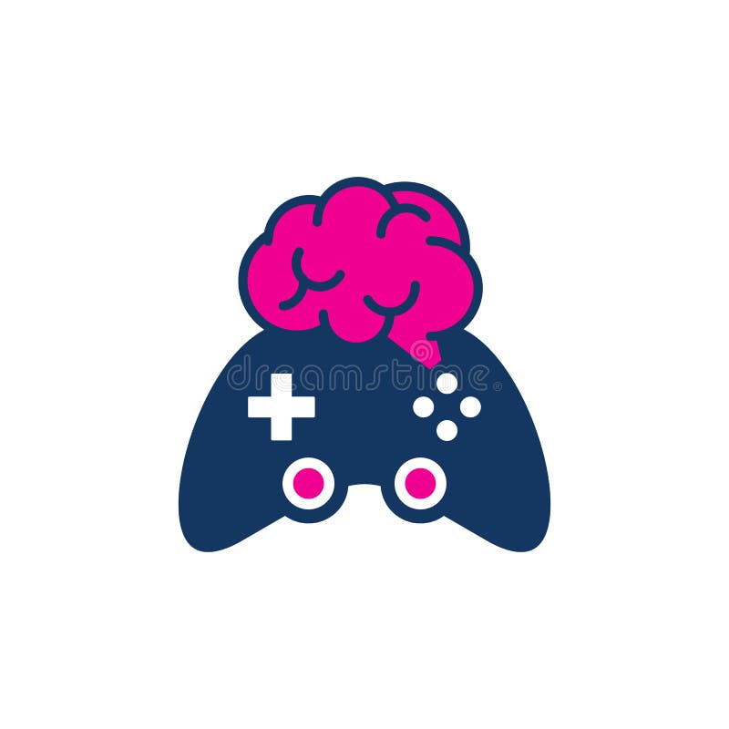 Brain Game Logo Icon Design Stock Vector - Illustration of intelligence ...