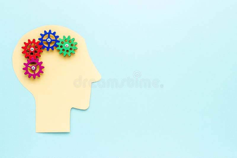 Brain of Gears. Creativity and Intellectual Work Concept Stock Photo ...
