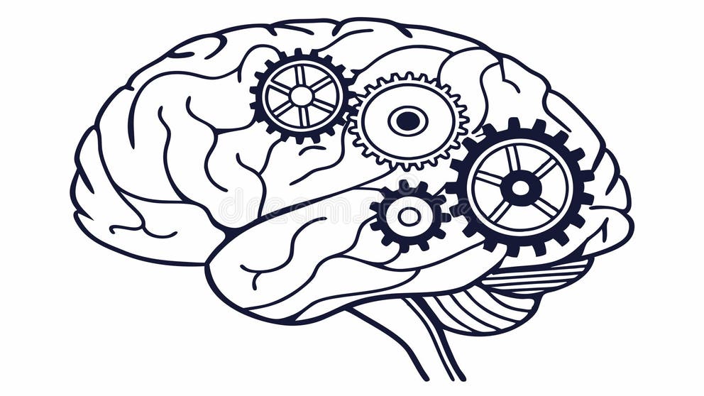 Conceptual Ai Mechanical Brain Stock Illustrations – 275 Conceptual Ai ...