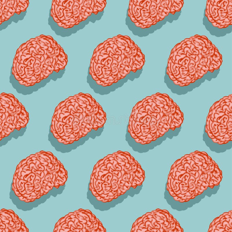 Medical Brains Pattern Stock Illustrations – 137 Medical Brains Pattern ...