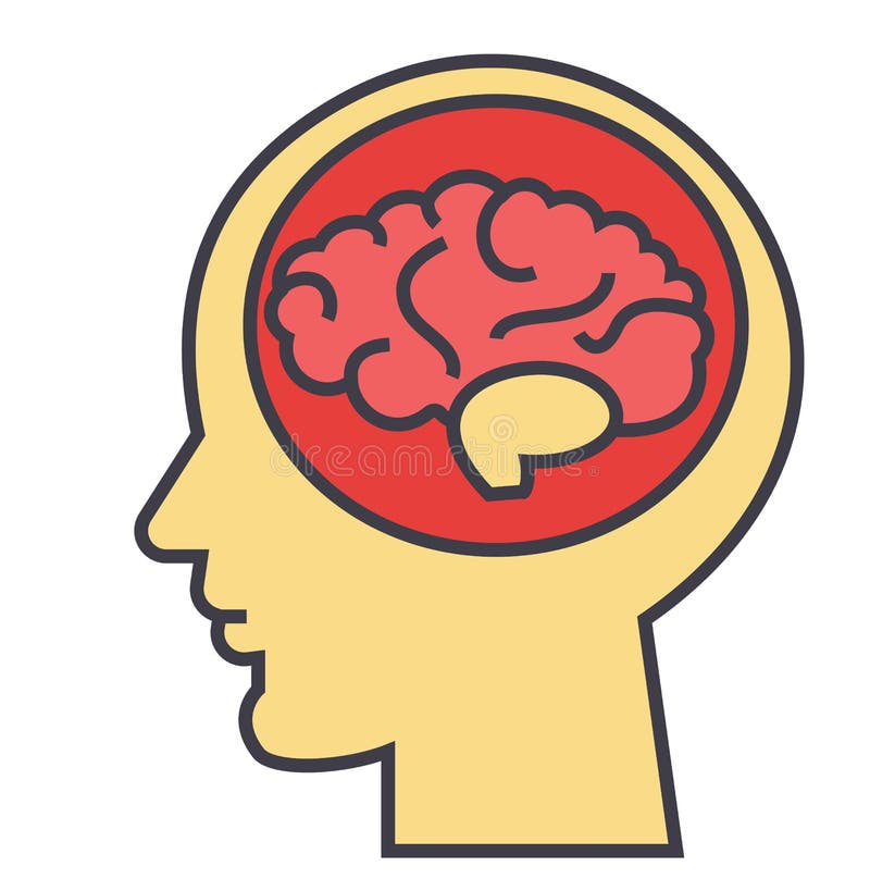 Brain in Head,brainstorm, in Mind Line Icon, Vector. Brain in Head ... Brain in Head,brainstorm, in Mind Line Icon, Vector. Brain in Head ...