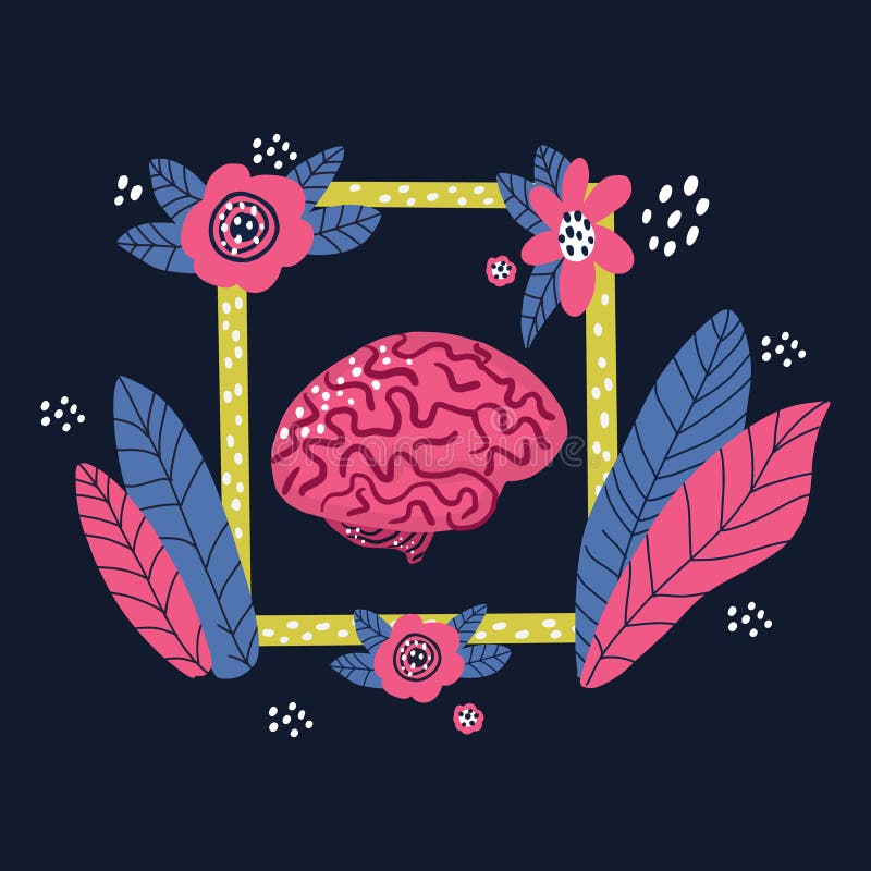 Brain Health Check Banner Template Stock Vector - Illustration of ...