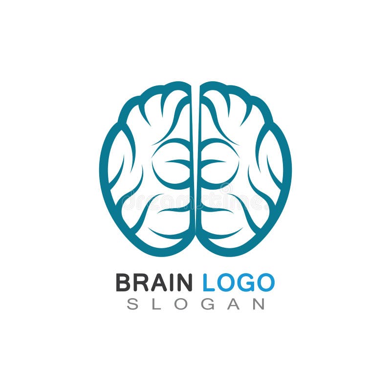 Brain Health Logo Creative Illustration Icon Template Design Stock ...