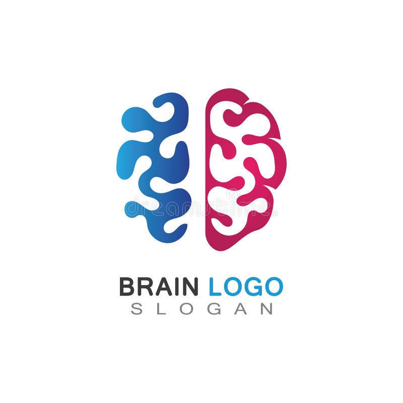 Brain Health Logo Creative Illustration Icon Template Design Stock ...