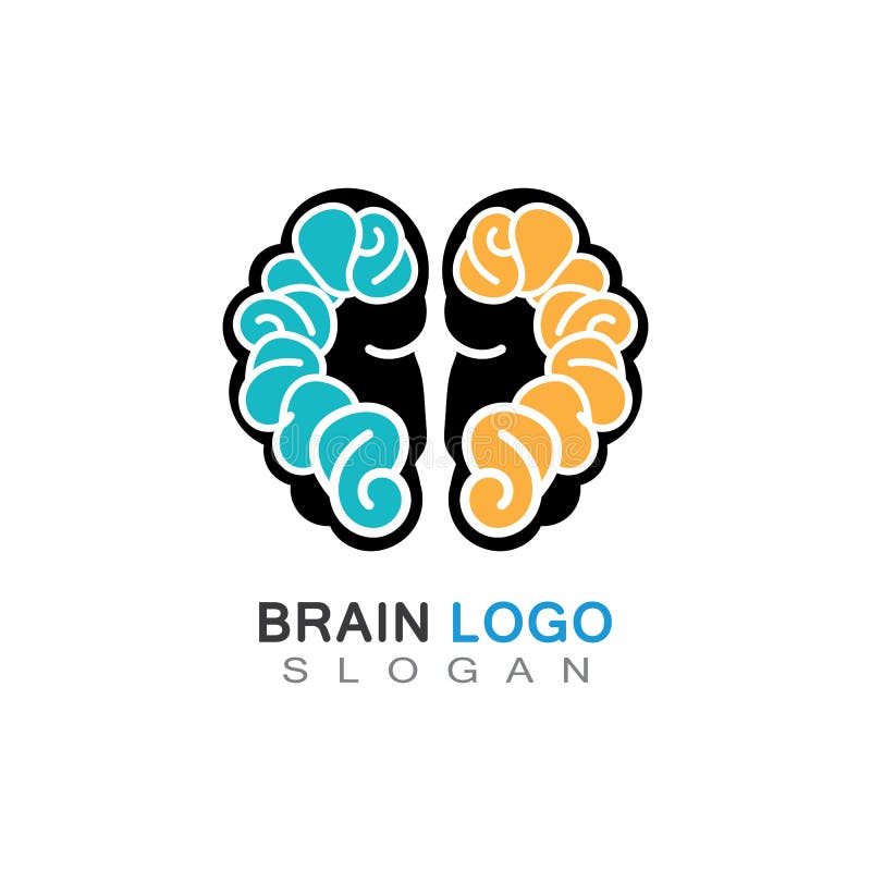 Brain Health Logo Creative Illustration Icon Template Design Stock ...