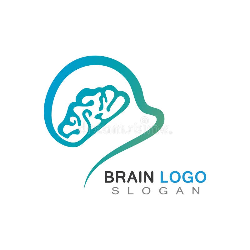 Brain Health Logo Creative Illustration Icon Template Design Stock ...