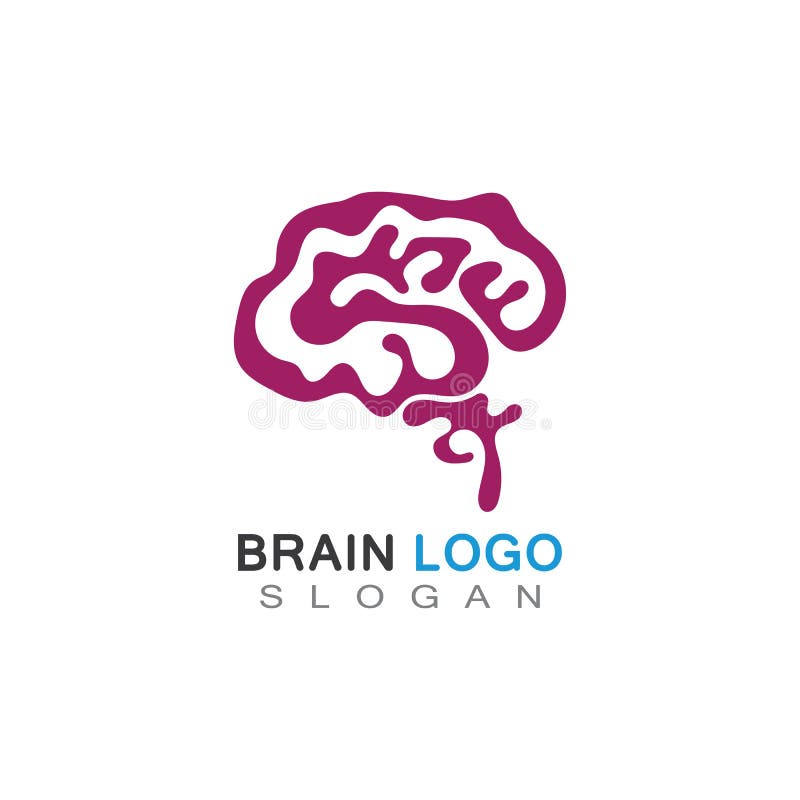 Brain Health Logo Creative Illustration Icon Template Design Stock ...