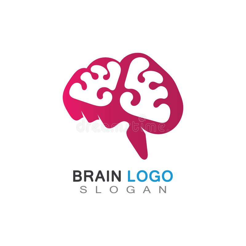 Brain Health Logo Creative Illustration Icon Template Design Stock ...