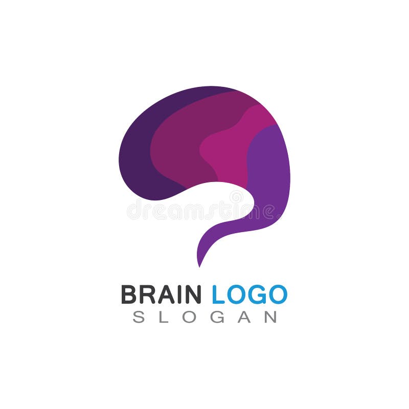 Brain Health Logo Creative Illustration Icon Template Design Stock ...