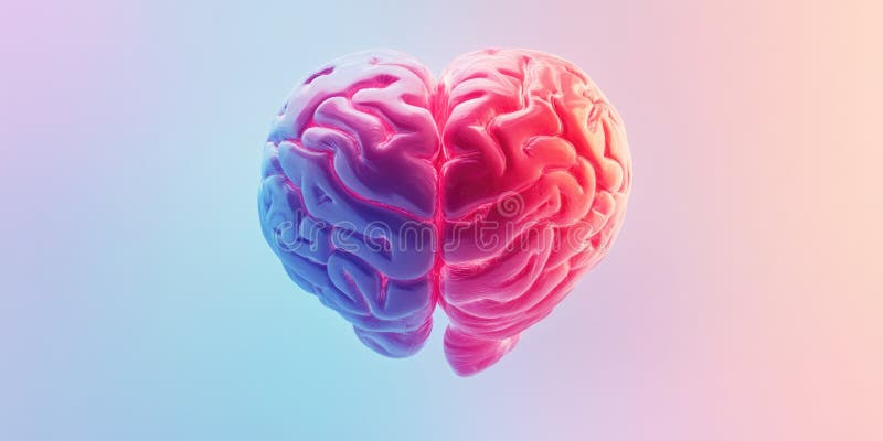 Brain and Heart, Conceptual Art Stock Photo - Image of anatomy ...
