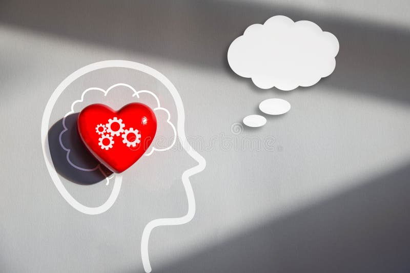 Brain and Heart. Logic and Emotional Communication and Thinking Ideas ...