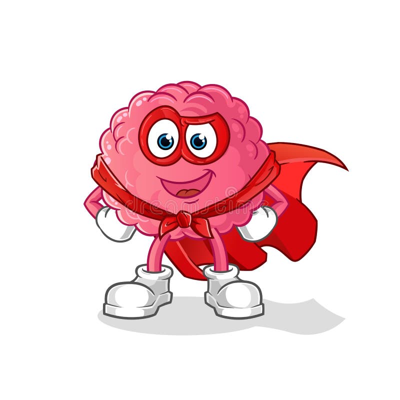 Brain Heroes Vector. Cartoon Character Stock Vector - Illustration of ...