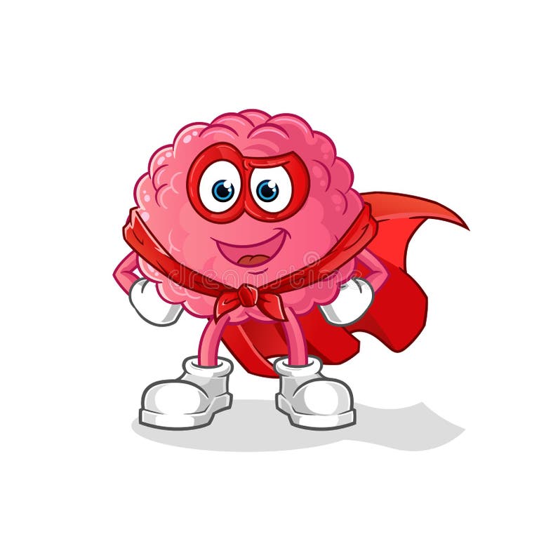 Brain Heroes Vector. Cartoon Character Stock Vector - Illustration of ...