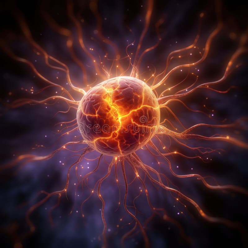 Brain of Human Brain Showing Neurons Firing and Neural Extensions Stock ... Brain of Human Brain Showing Neurons Firing and Neural Extensions Stock ...