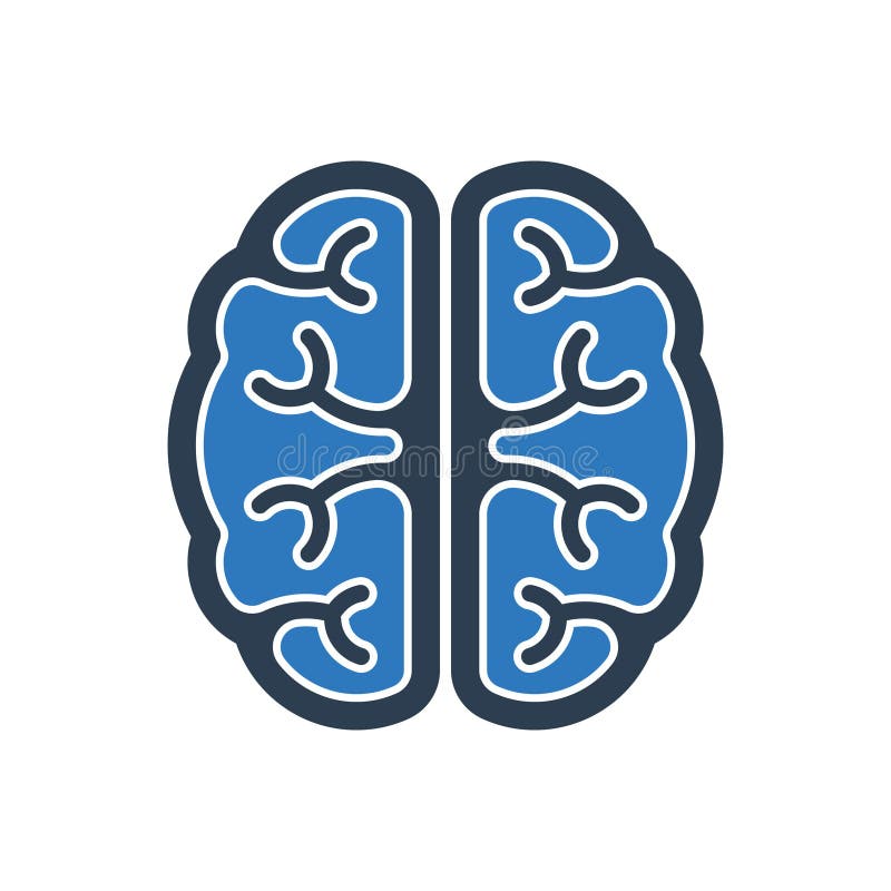 Brain Icon stock illustration. Illustration of intellect - 374347217