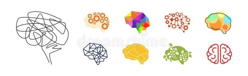 Brain Has and Idea Comic Character Representing Intellect and ...