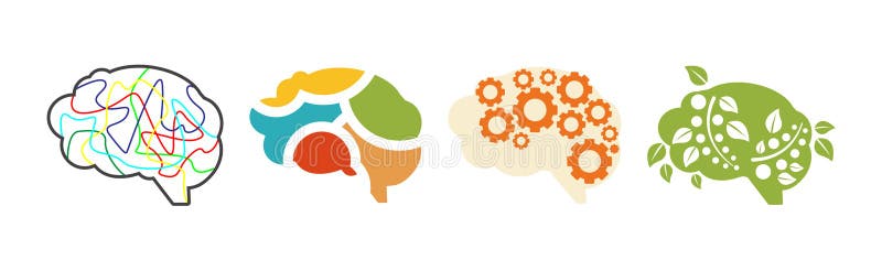 Brain Has and Idea Comic Character Representing Intellect and ...