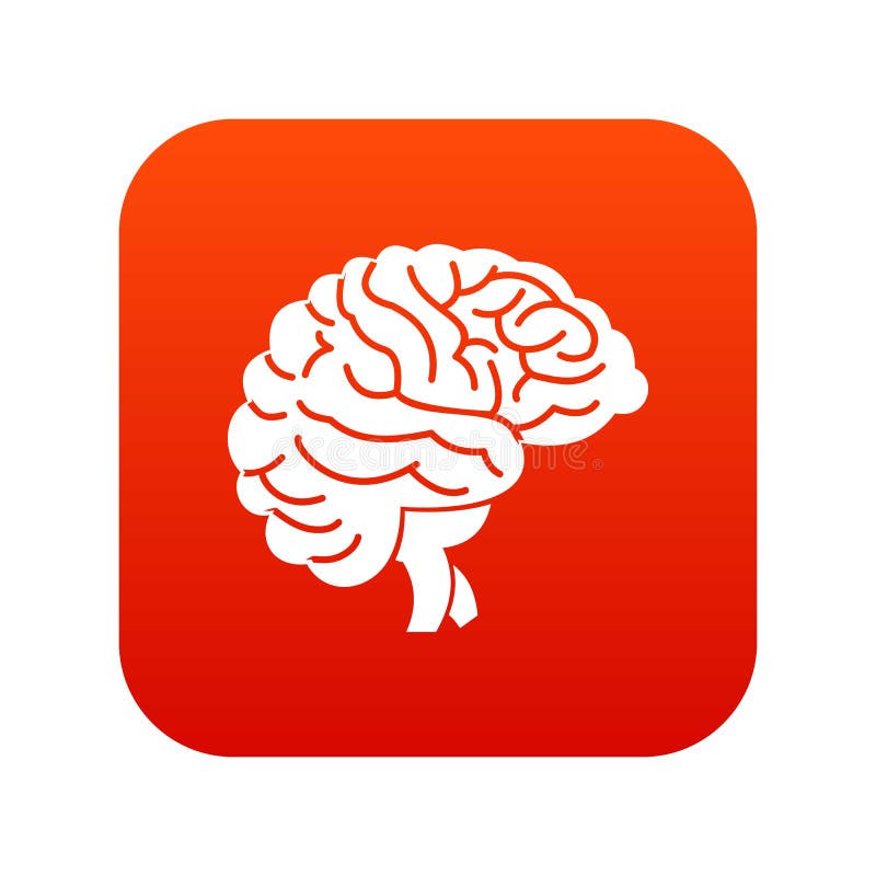 Brain Red Icon Stock Illustrations – 3,808 Brain Red Icon Stock ...