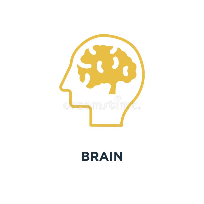 Brain Mind Icon. Creative Mind , Idea Concept Concept Symbol Des Stock ...